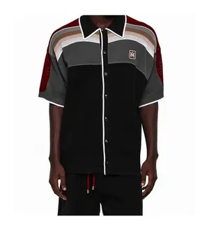 Amiri Knitted Short Sleeve Top