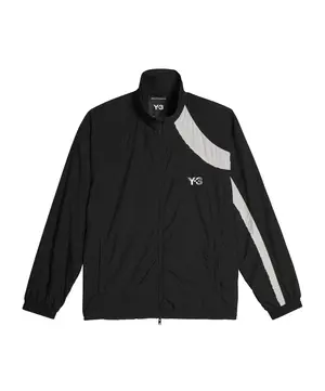 Y3 Lightweight Zip-up Windbreaker Jacket - Black