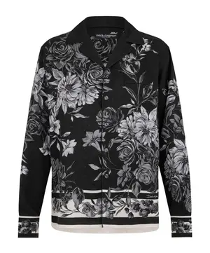 Dolce & Gabbana Long-sleeved Printed Shirt