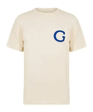 Gant Logo Short Sleeve T-shirt - White
