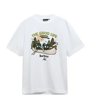 Barbour Printed T-shirt - White