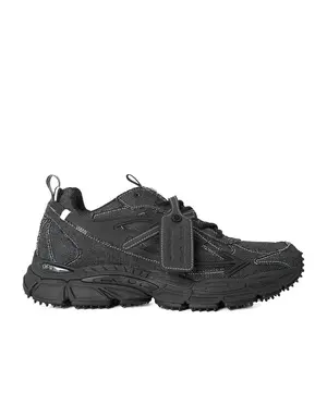 Off-White Lightweight Sports Shoes - Black