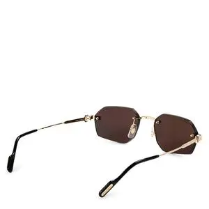 Cartier Rimless Octagon Sunglasses