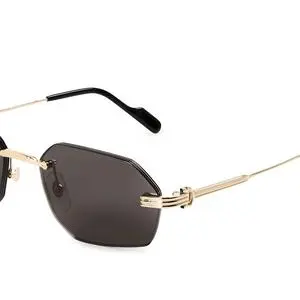 Cartier Rimless Octagon Sunglasses