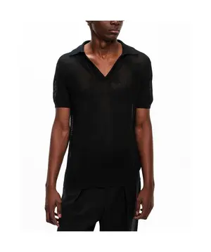 TOM FORD Short-sleeve Mesh Knit Polo