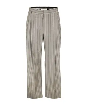 Stella McCartney Color-blocked Fashionable Casual Pants - Gray