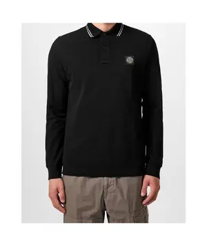 Stone Island Logo Patch Polo Shirt