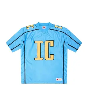 ICECREAM V-neck Short-sleeved T-shirt - Blue