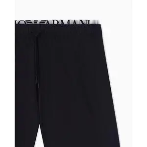 Emporio Armani Logo Waistband Swim Shorts