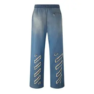 Off-White Loose Casual Pants