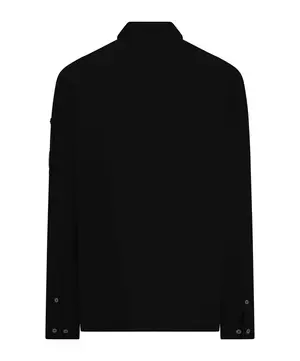 C.P. COMPANY Gabardine Lens Cotton Long Sleeve Overshirt