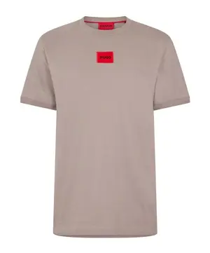 Hugo Boss Logo Crew-neck T-shirt - Nude