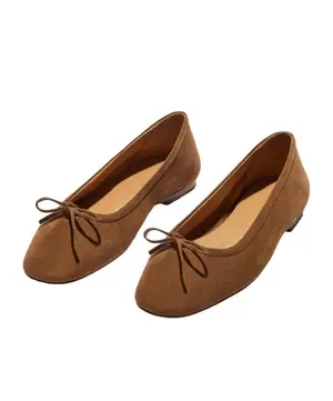 AeydĒ Bow Detailing Ballet Flats