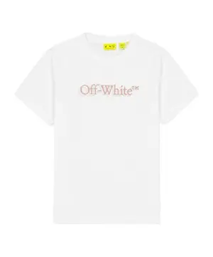 Off-White Crew Neck Short Sleeve T-shirt - White
