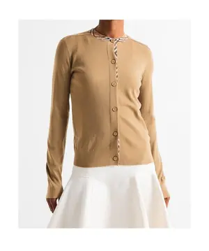 Burberry Crew Neck Cardigan