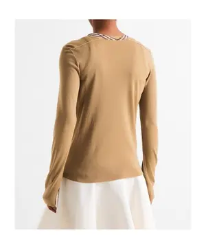 Burberry Crew Neck Cardigan
