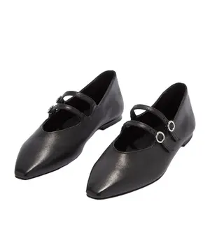 AeydĒ Nappa Leather Ballet Flats
