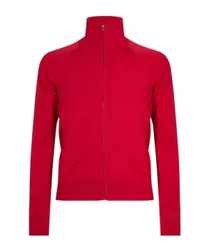 Bottega Veneta Wind Resistant Technical Softshell Jacket - Red