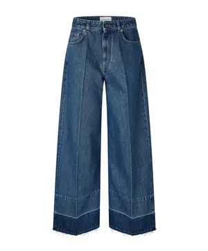 Givenchy Wide Leg Denim Trousers
