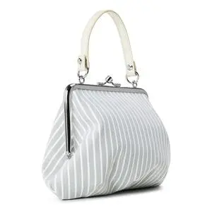 VIVIENNE WESTWOOD Striped Orb Clasp Handbag