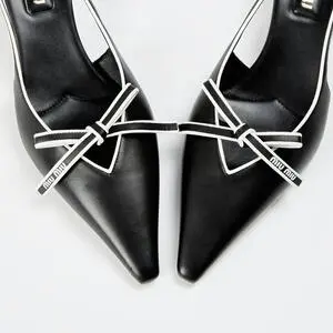 Miu Miu Bow Slingback Pumps