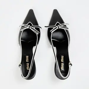 Miu Miu Bow Slingback Pumps