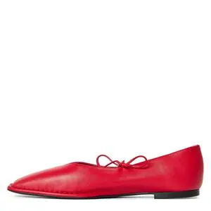 ALOHAS Ballet Flats With Tie Fastening - Red