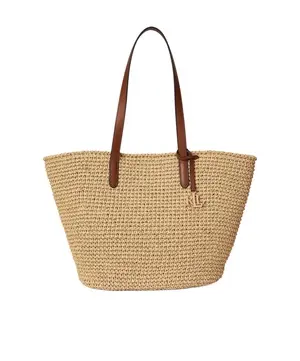 Ralph Lauren Woven Tote Bag - Nude