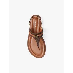 Michael Kors Mandy Flat Sandals - Brown