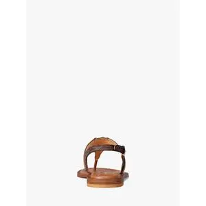 Michael Kors Mandy Flat Sandals - Brown