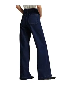 Polo Ralph Lauren High Rise Flare Jeans - Black