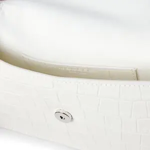 Alexander McQueen Alex Skull Mini Bag - White Silver