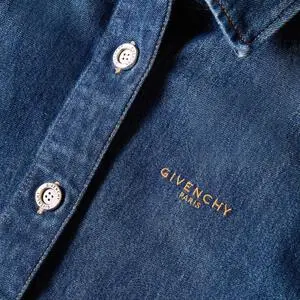 Givenchy Cropped Denim Jacket - Blue