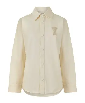 AMI Paris Versatile Long Sleeve Shirt - Nude
