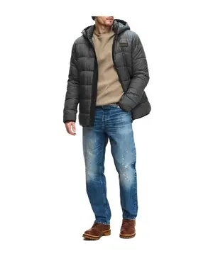 Barbour Quilted Fixed Hood Short Puffer Jacket