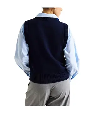 AMI Paris Sleeveless V-neck Waistcoat With Heart Logo
