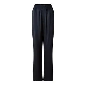 Casablanca Textured Elasticated Waist Trousers - Deep Navy