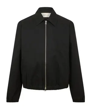 AMI Paris Embossed Harrington Jacket - Black