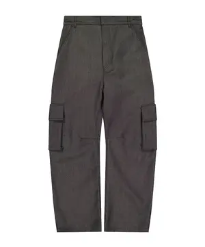 Balenciaga High-waisted Wide Leg Cargo Trousers
