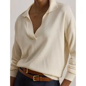 Ralph Lauren Knitted Long-sleeve Polo Shirt