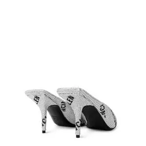 Balenciaga Embellished Leather-heeled Mules