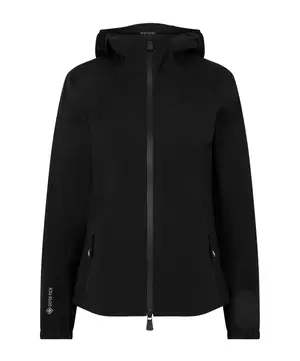 Moncler Zip-up Hooded Jacket - Black