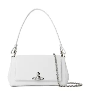 VIVIENNE WESTWOOD Medium Shoulder Bag White