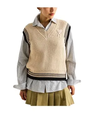 AMI Paris V-neck Knitted Vest