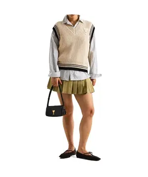 AMI Paris V-neck Knitted Vest