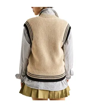 AMI Paris V-neck Knitted Vest