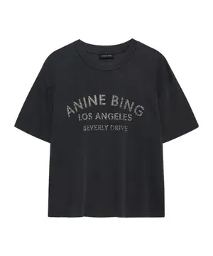ANINE BING Classic Crew Neck T-shirt