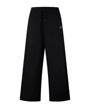 Balenciaga Wide Leg Sweatpants - Black