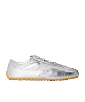 Alexander McQueen Alex Low Pro Runner Sneakers - Silver