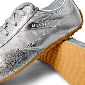 Alexander McQueen Alex Low Pro Runner Sneakers - Silver